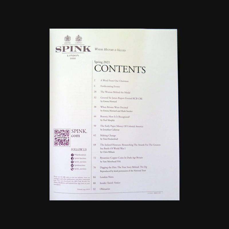 SPINK : catalogue issue 39 Spring 2021 96 pages