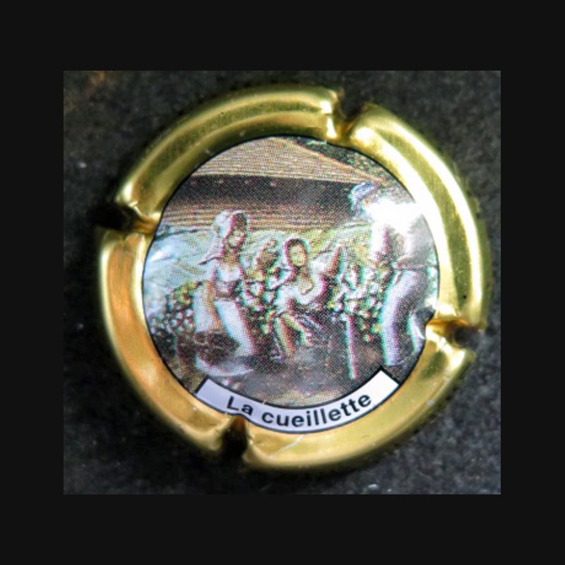 Capsule Muselet de champagne Côteaux Sud d'Epernay n° 16 la cueillette