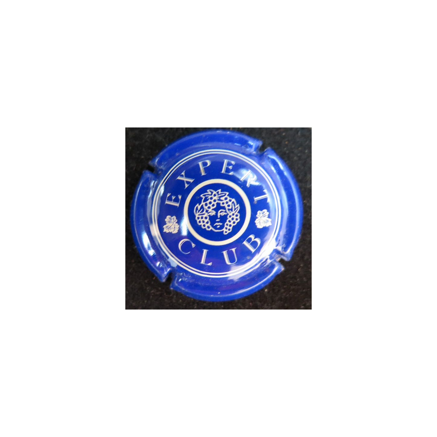 Capsule Muselet de Mousseux Expert Club n° 4 ou 17c bleu et crème