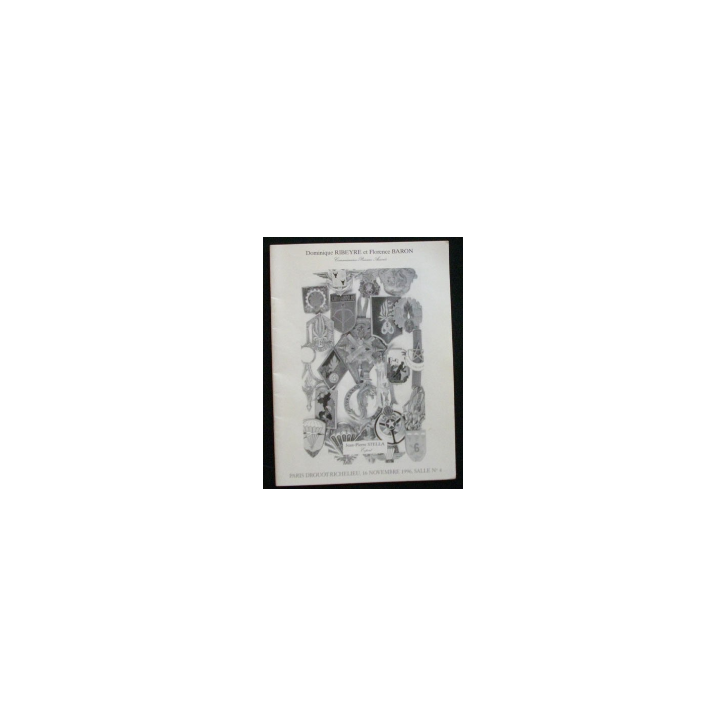Catalogue illustré RIBEYRE - BARON sur insignes régimentaires Stella