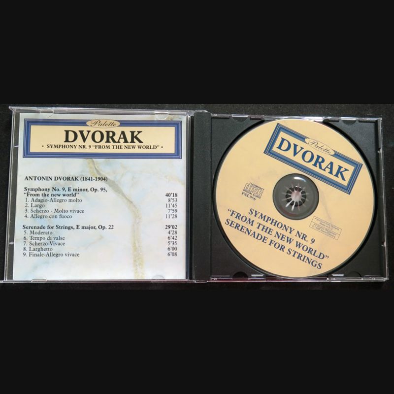 DISQUE CD DVORAK Symphonie n° 9 "From the new world"