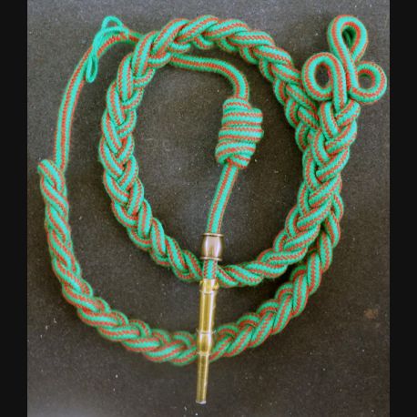 Fourragère de la croix de guerre 1914 - 18 aiguillette dorée (CG2)