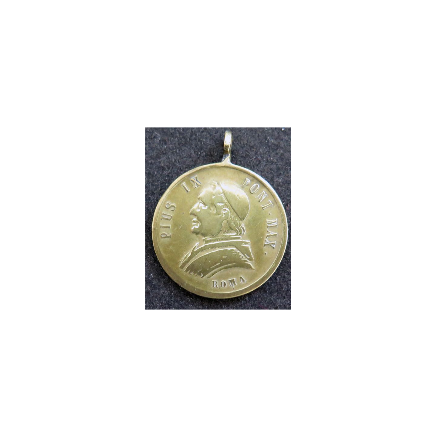 VATICAN : médaille du Pape Pie IX "Pius IX Pont Max Roma" 1877