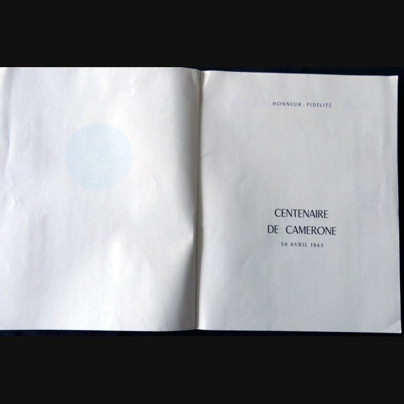 Légion Etrangère - Centenaire de Camerone 1863-1963