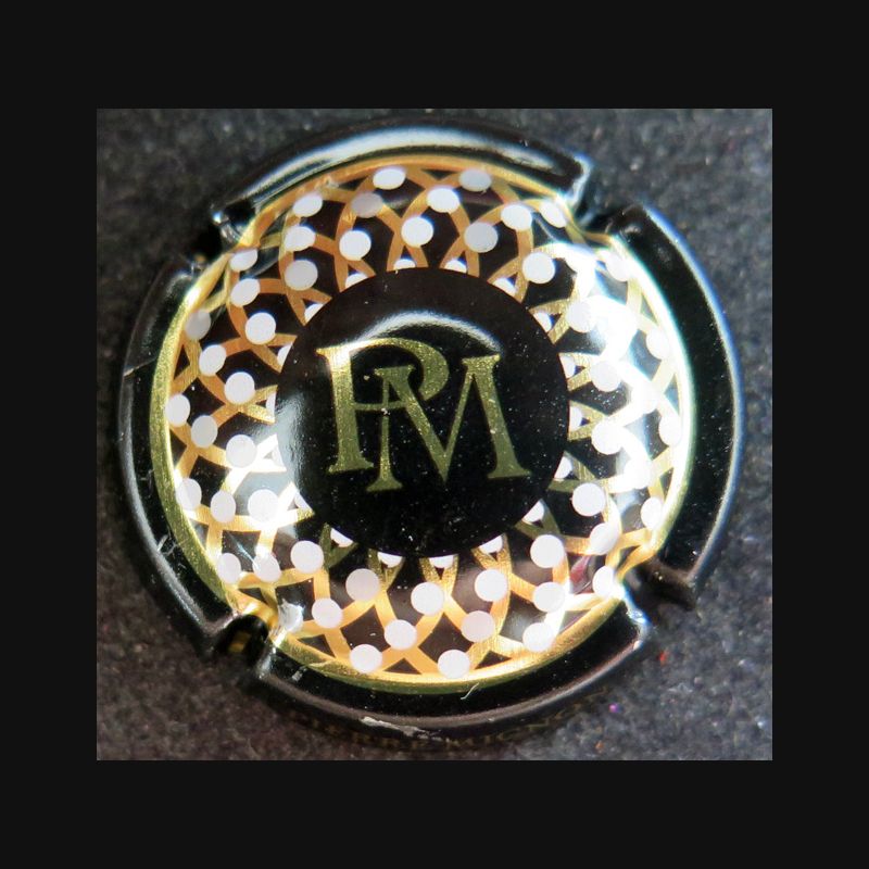 Capsule Muselet de champagne MIGNON Pierre PM n° 219e contour noir