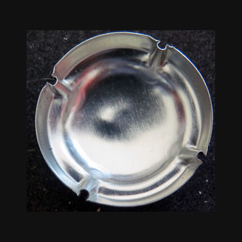 Muselet de champagne Heidsieck et Cie n° 66a contour bleu or brillant