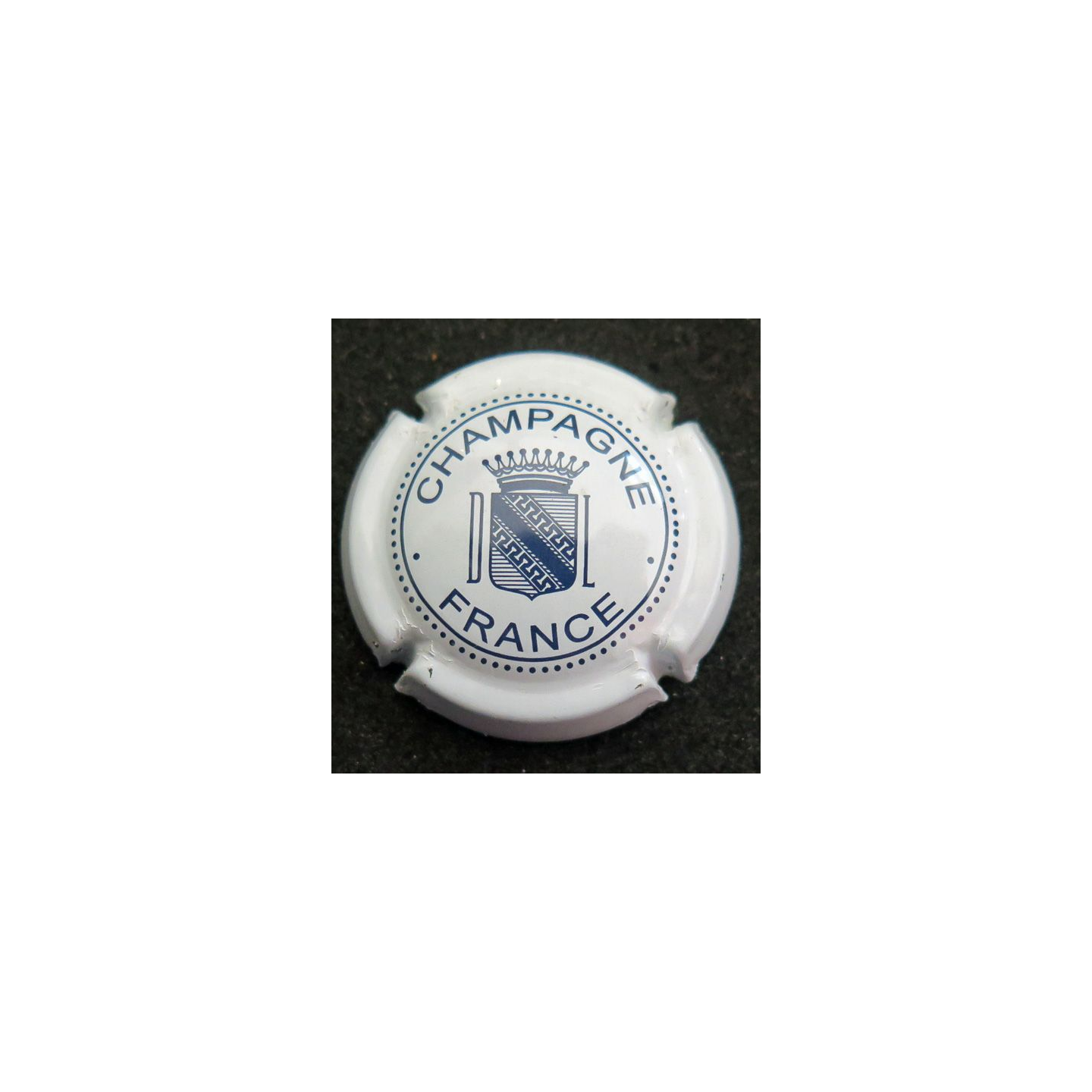 Capsule Muselet de bouteille de champagne DUVAL-LEROY n° 2 Blanc et bleu