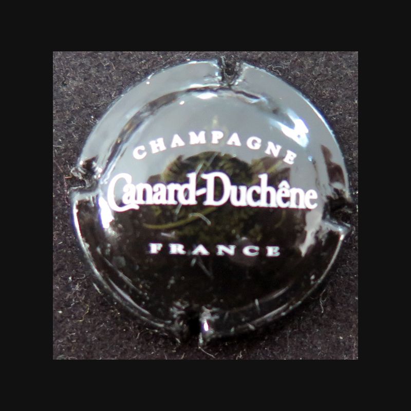 Capsule Muselet de bouteille de champagne CANARD-DUCHENE n° 75h noir