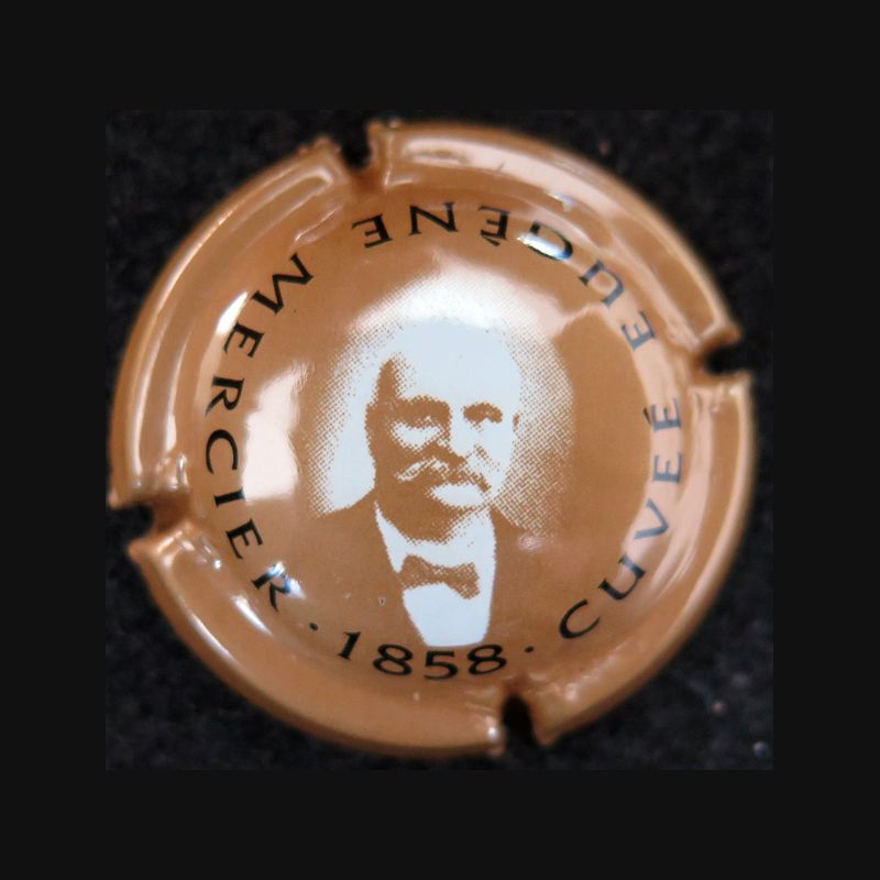 Capsule Muselet de bouteille de champagne MERCIER n° 36 Marron clair