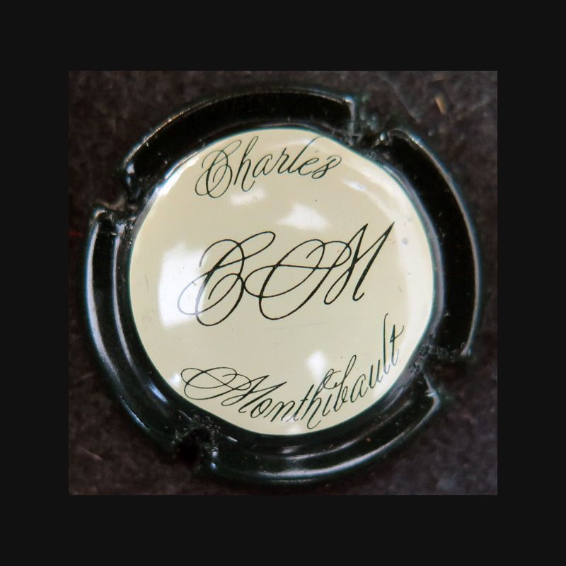 Capsule Muselet de bouteille de champagne MONTHIBAULT Charles n° 4 c