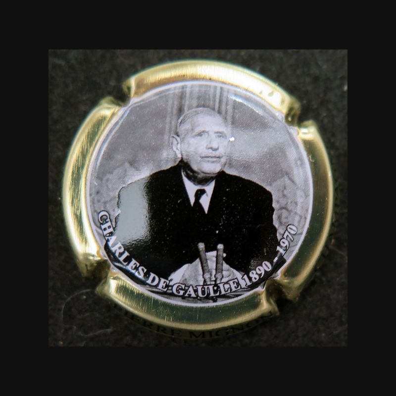 Capsule Muselet de champagne MIGNON Pierre n° 228b Contour Or