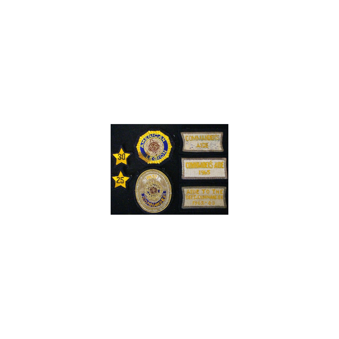 USA : LOT DE 6 PATCHES DE L'AMERICAN LEGION