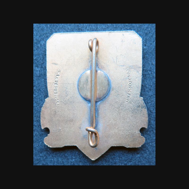 FREGATES METEO : insigne des Frégates météo Courtois en émail