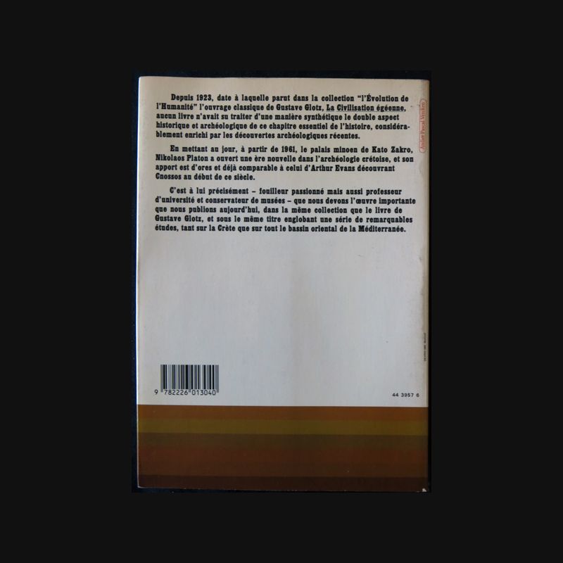 La civilisation Egéenne - Le bronze récent et l'époque Mycénienne