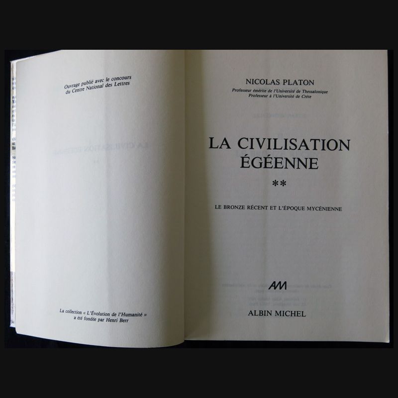 La civilisation Egéenne - Le bronze récent et l'époque Mycénienne