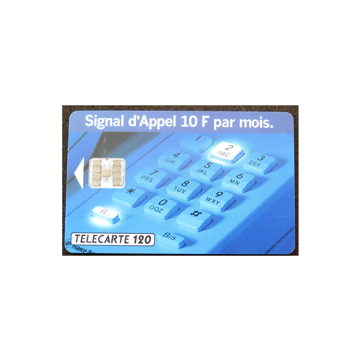 Carte téléphonique télécarte 120 unités France Telecom Signal d'Appel ...