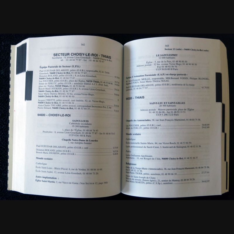 Ordo administratif 2003 édité par Imprimerie Indica