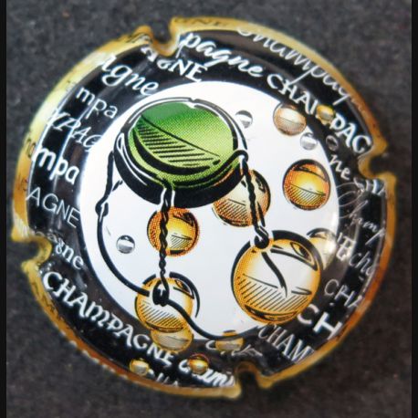 Capsule Muselet de bouteille de Champagne GENERIQUE n° 1229d