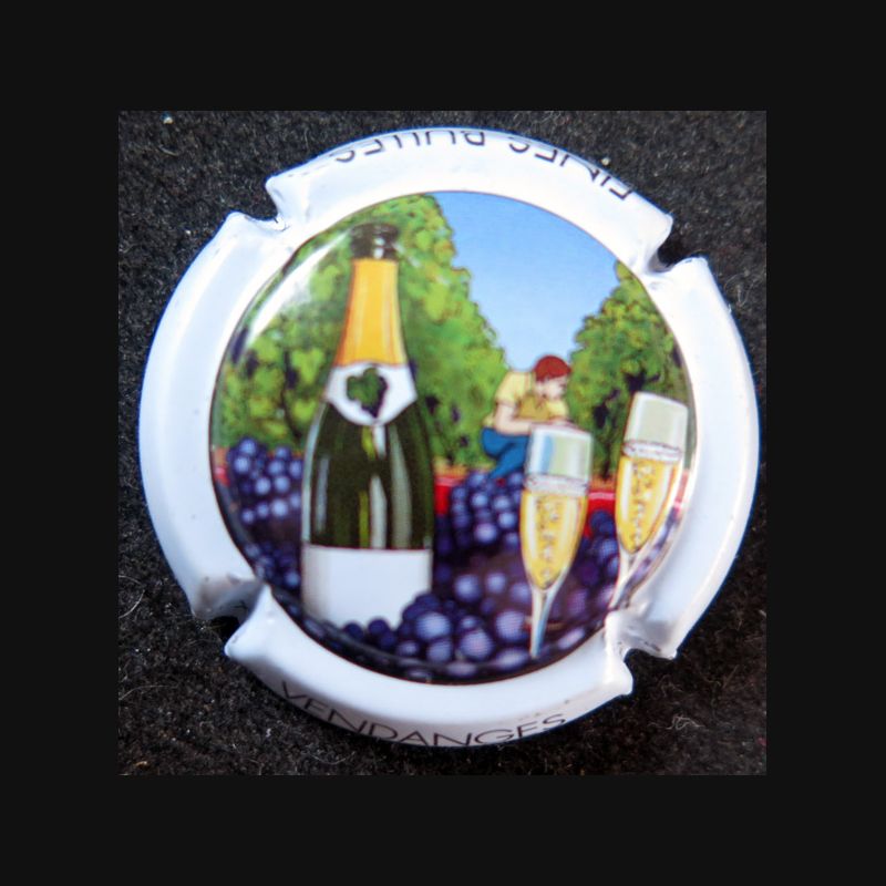 Capsule Muselet De Crémant De Loire Fines Bulles N°8e Vendanges