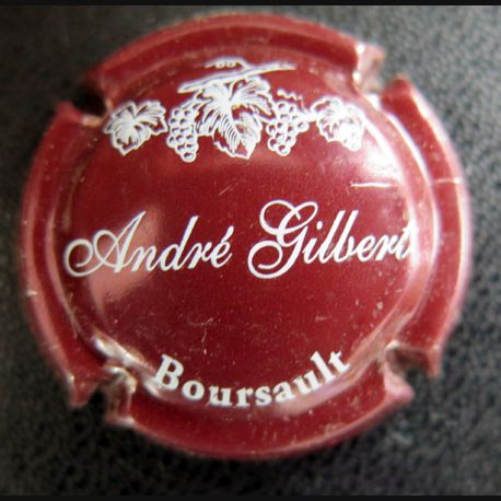 Capsule Muselet de bouteille de champagne GILBERT André n° 3 Bordeaux ...
