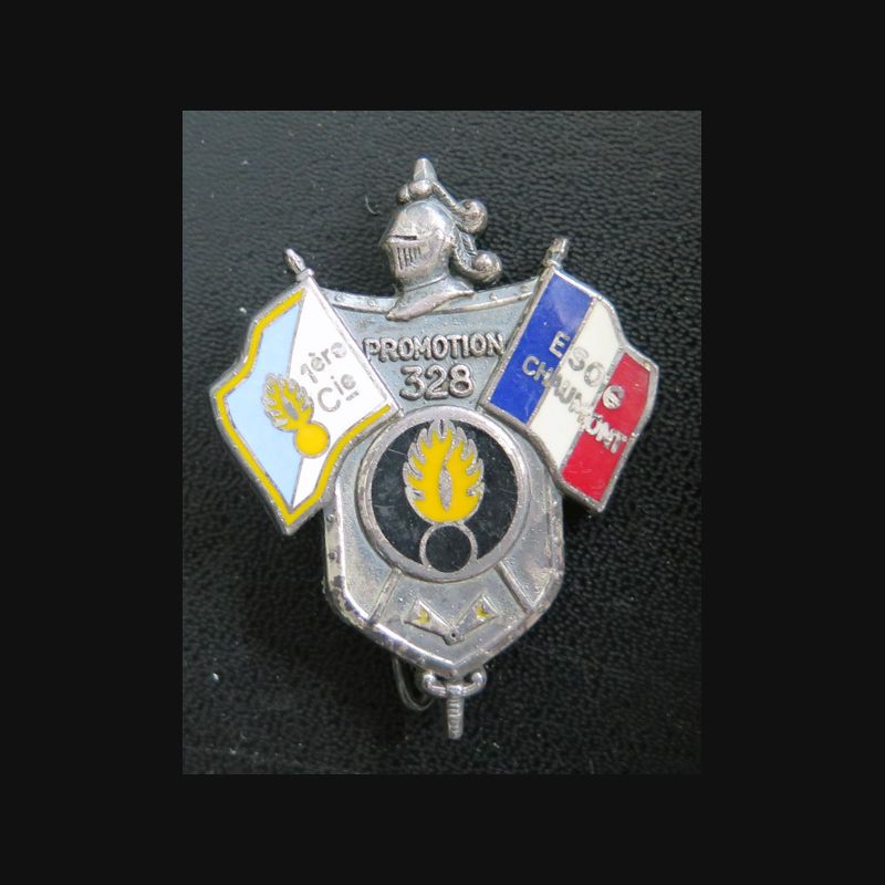Insigne de Gendarmerie de la 328° Promotion 1° cie de l'ESOG Chaumont ...