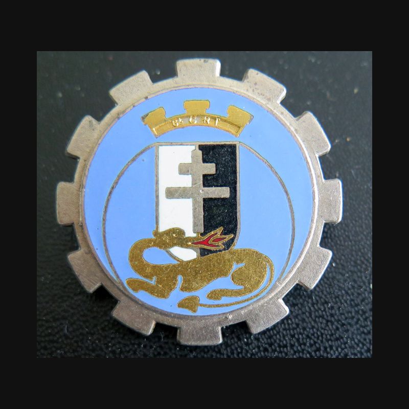 6° CRT 6° Compagnie Régionale du Train MARDINI en émail