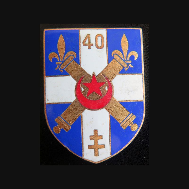 Insigne du 40° régiment d'artillerie Drago G. 2161 40° RA