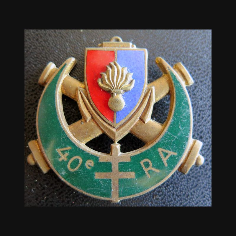 Insigne du 40° régiment d'artillerie 40° RA