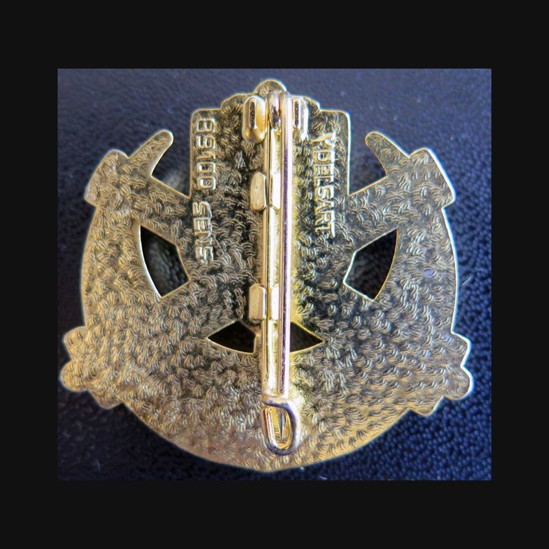 Insigne métallique 40° régiment d'artillerie 40° RA delsart canons