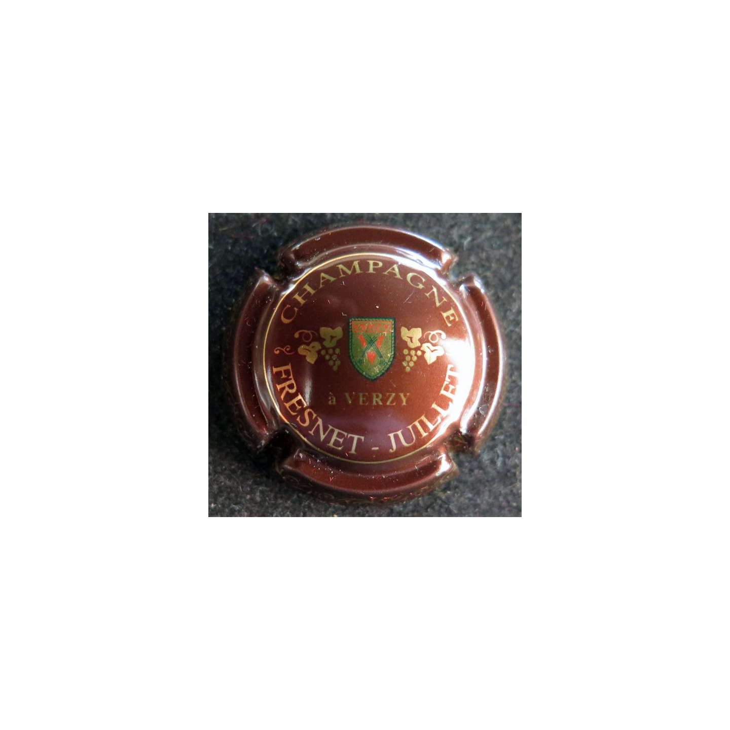 Capsule Muselet de bouteille de champagne FRESNET-JUILLET n° 2 Bordeaux ...
