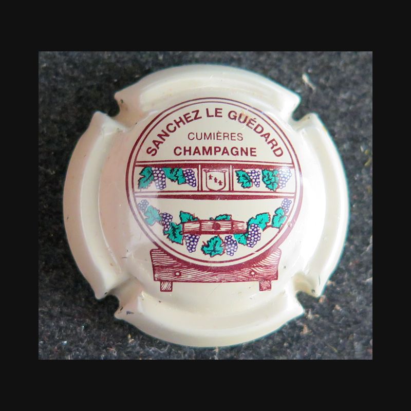 Capsule Muselet de bouteille de champagne SANCHEZ LE GUÉDARD n° 4 ...