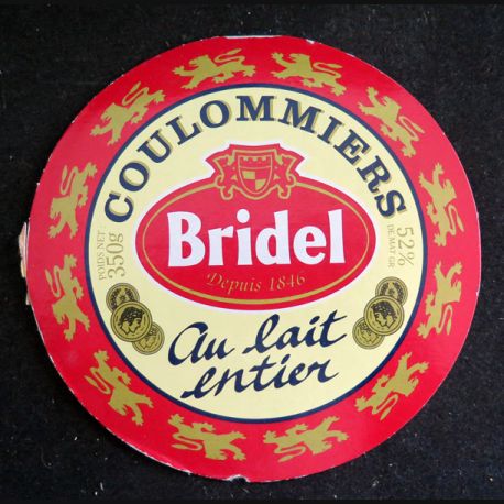 Dessus de boite de fromage Coulommiers