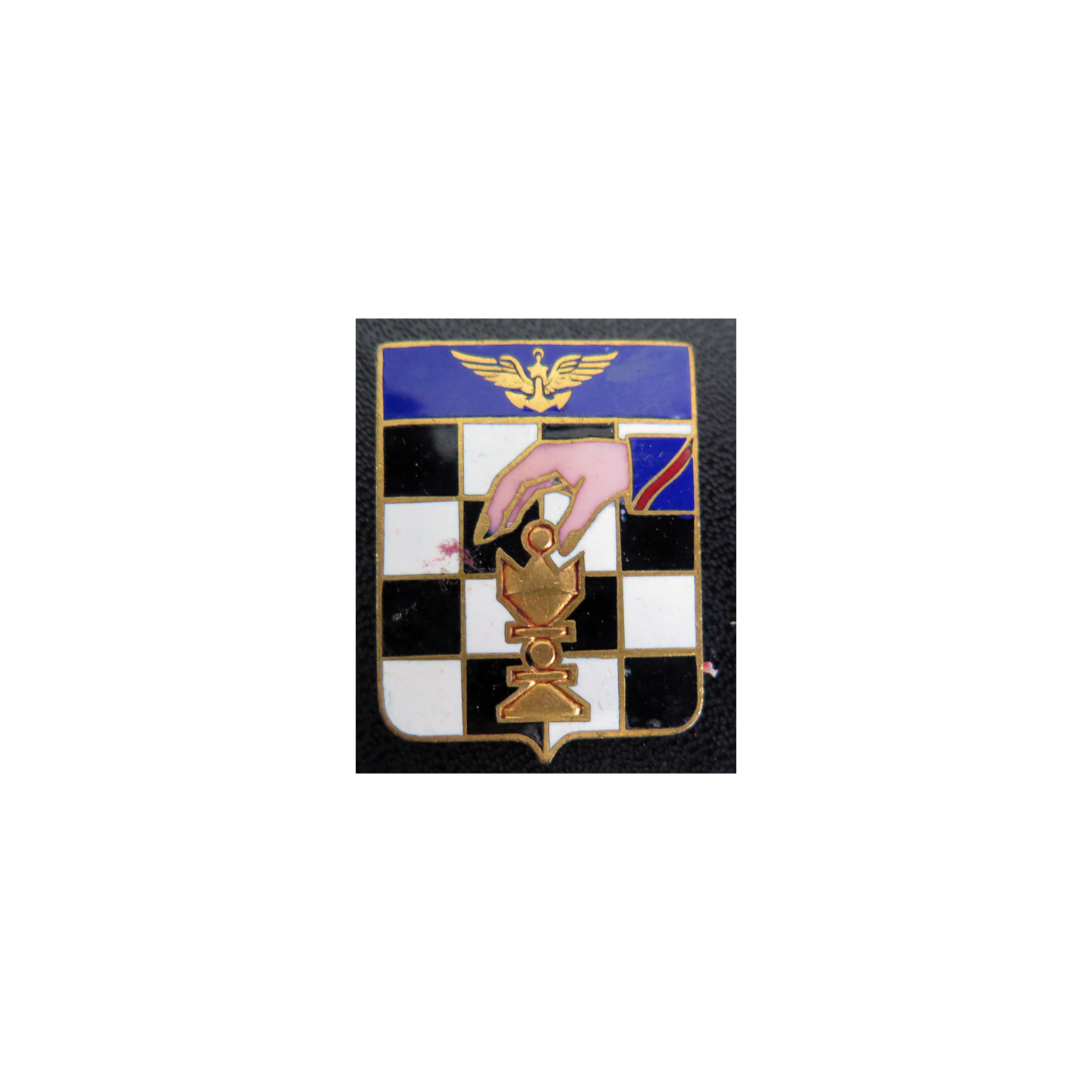 32 F : insigne de la Flottille aéronavale 32 F AFN en émail