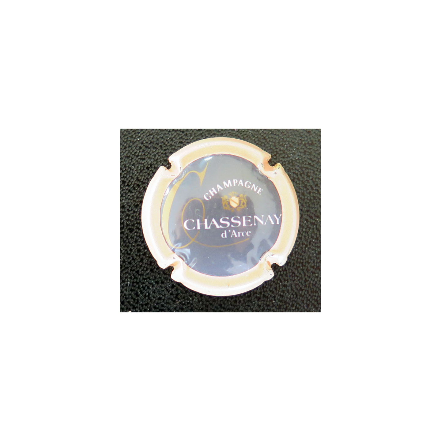 Capsule Muselet de bouteille de champagne CHASSENAY D'ARCE n° 1 Rose et ...