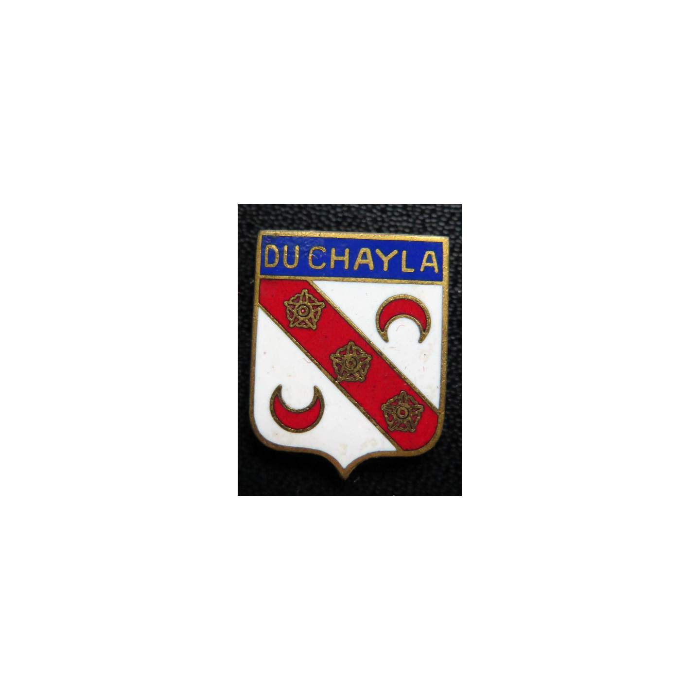 DU CHAYLA : insigne de l'escorteur d'escadre Du Chayla Augis en émail ...