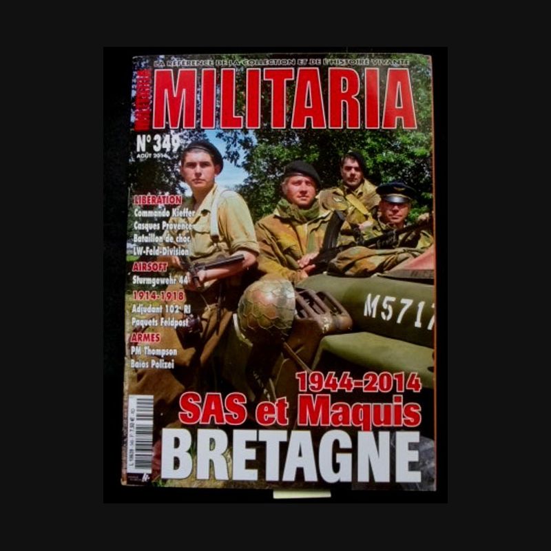 Militaria Magazine avec thème "1944-2014 SAS et Maquis Bretagne"