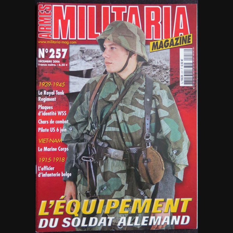 Militaria Magazine n°257 l'équipement du soldat allemand