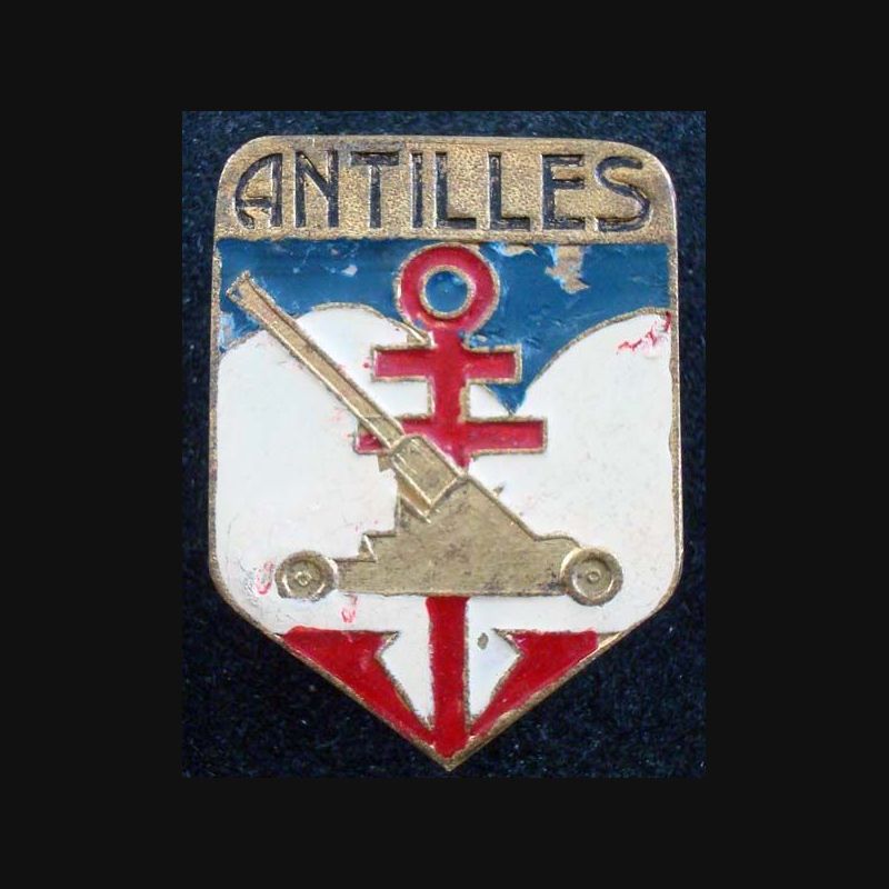 Insigne métallique du 21° Groupe antillais de DCA de la DFL fab Italie