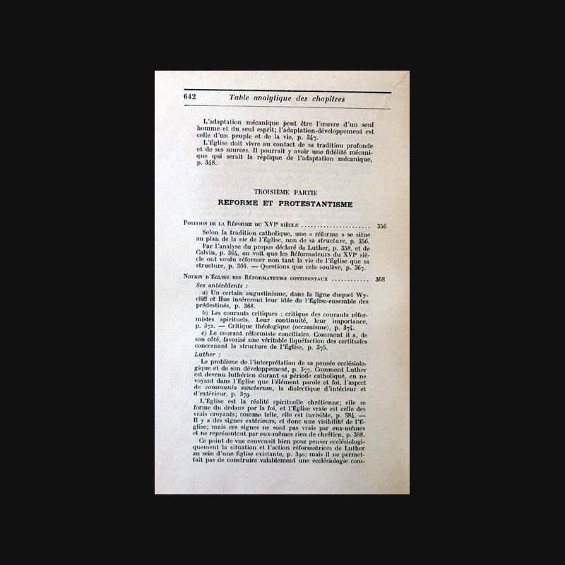 Vraie et fausse réforme dans l'Église de Yves M.-J. Congar