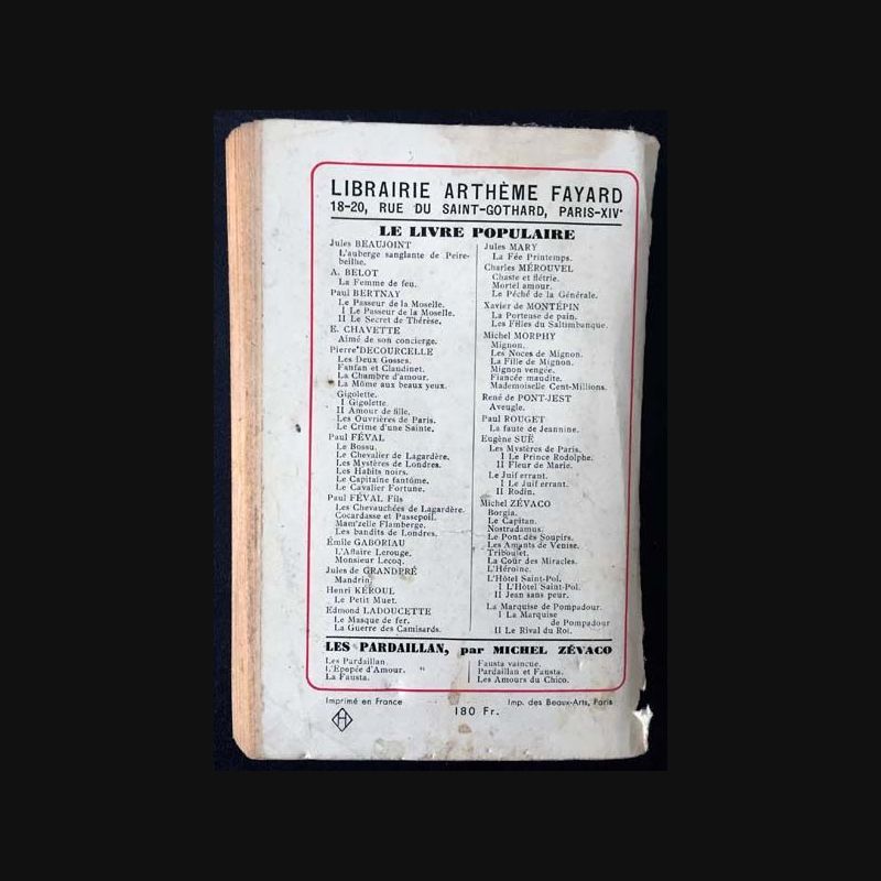 Nostradamus de Michel Zévaco aux éditions librairie Arthème Fayard