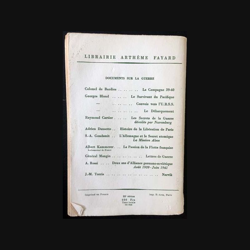 Rommel de Desmond Young aux éditions Arthème Fayard