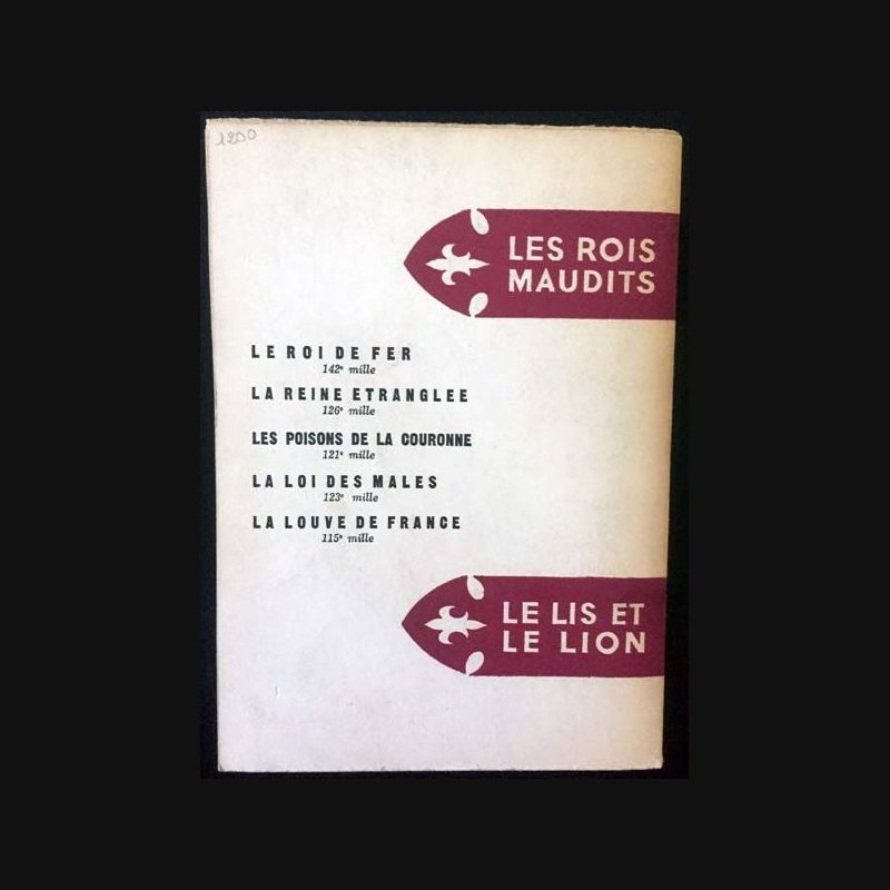 Les Rois Maudits Tome 6 Le lis et le lion de Maurice Druon