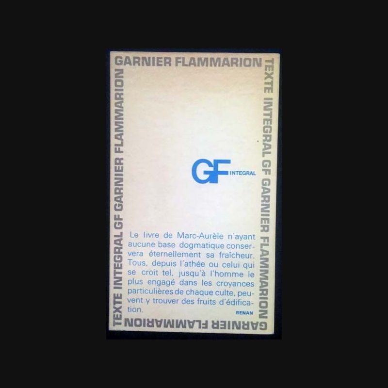 Pensées Pour Moi Même Suivies Du Manuel D épictète De Marc Aurèle