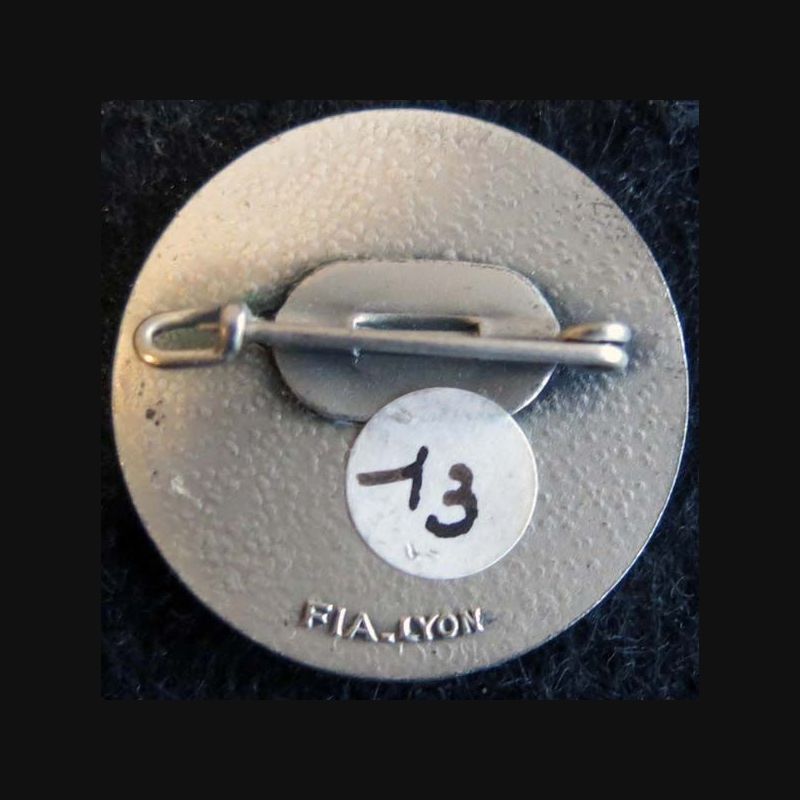 E.V. HENRY : Aviso Escorteur fabrication Augis Lyon en émail