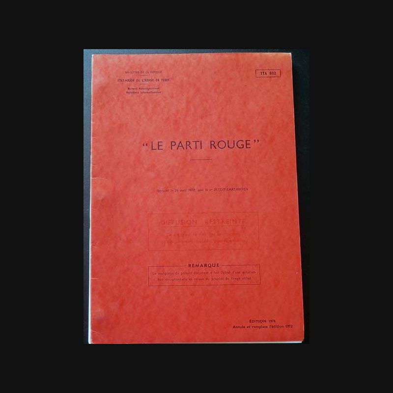 TTA 802 : Le parti rouge 1978