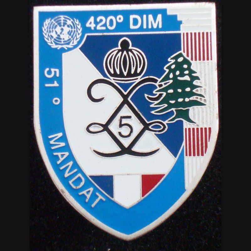 5° régiment de dragons au Liban 420° DIM 51° Mandat