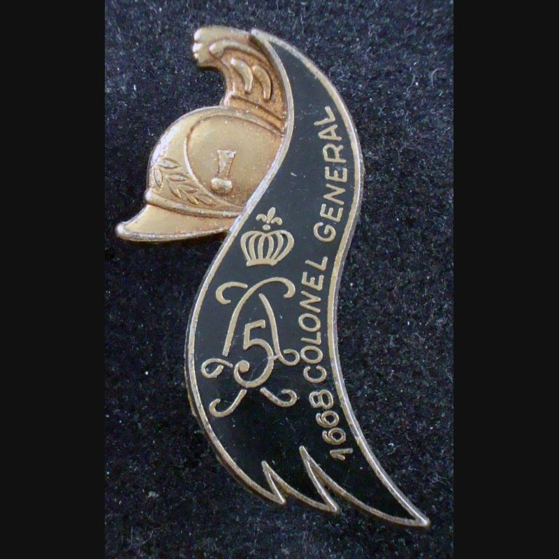 insigne du 5° régiment de dragons de fabrication Delsart G. 2058