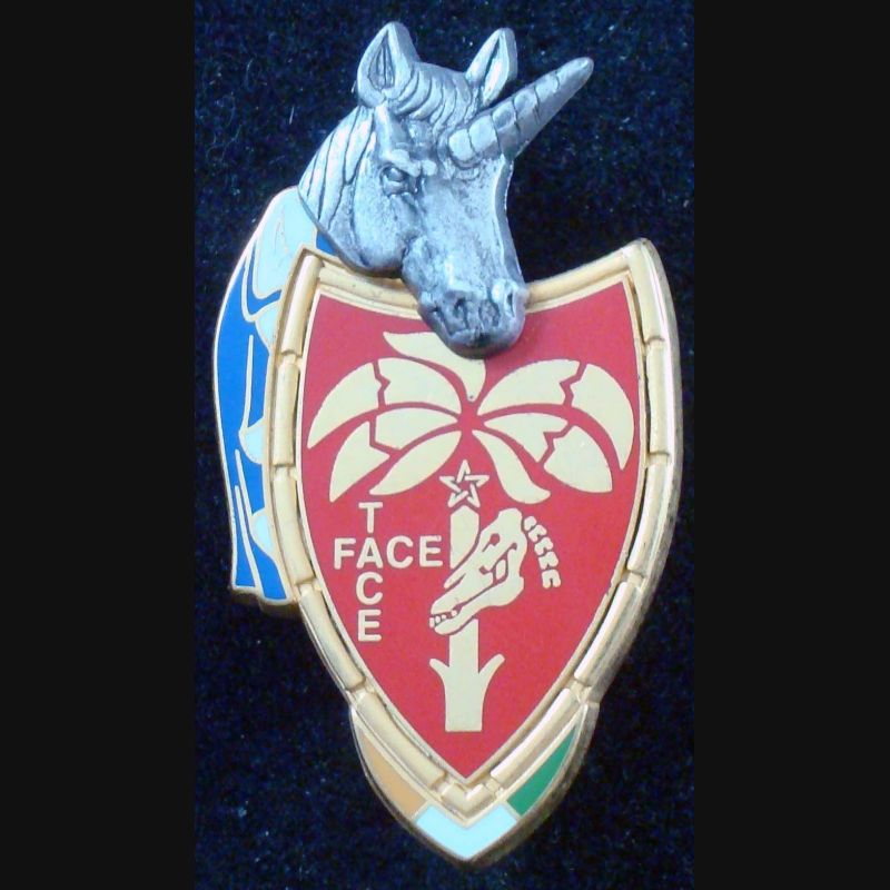 insigne du 2° escadron du 1° régiment de spahis opération Licorne 2005