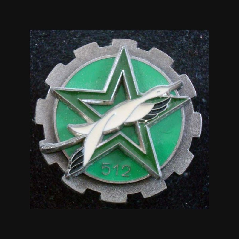 512° RT 512° Régiment du Train H 228 en relief crest insigna