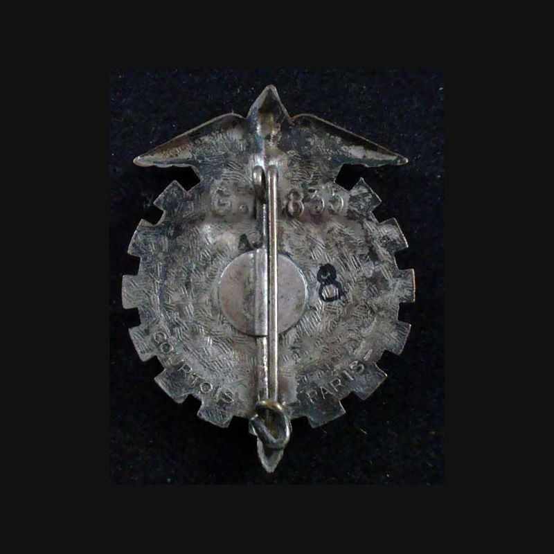 CFTT Centre de Formation Technique du Train COURTOIS G 835 en émail